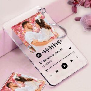 ≫ Llavero Spotify personalizado ️ - Transparent Gift