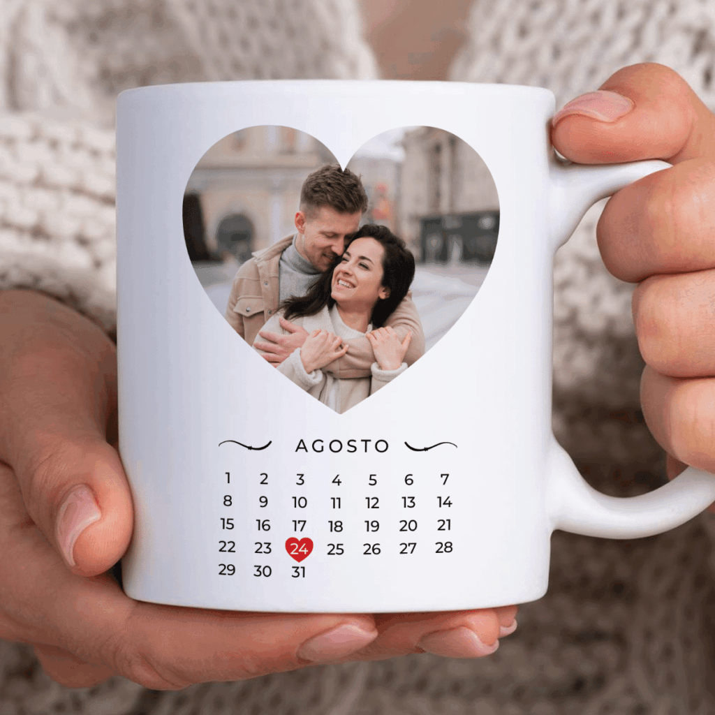 ≫ Taza Calendario personalizada ️ - Transparent Gift